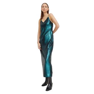 Sams&oslash;e & Sams&oslash;e Sally Dress - Femme - Robes - Vert - Taille: 38 FR