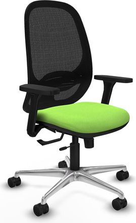 Piqueras y Crespo Stuhl Home Office mit 3D-Armlehnen, h&ouml;henverstellbare Lendenwirbelst&uuml;tze, ausgestattet mit Syncro/Traslack und Schneideschaum, mit Rollen von 65 mm Ny