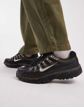 Nike P-6000 Utility - Sneaker in Schwarz und Braun mit Schnellschn&uuml;rung