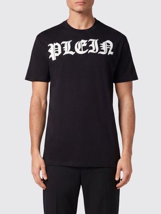 Philipp Plein T-shirt Gothic en coton avec imprim&eacute; graphique et logo contrastant