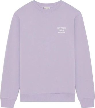 Dr&ocirc;le de Monsieur Homme, Sweatshirts et sweats &agrave; capuche, Violet, Taille: L Le SweaT-shirt Slogan