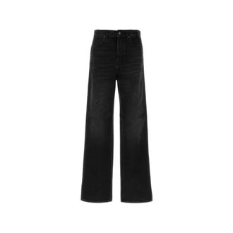 Gucci Baumwoll-Denim-Hose mit Web-Streifen-Einsatz - - Jeans - Herren - Schwarzk - W33