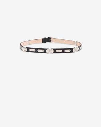 Isabel Marant Depson Lederg&uuml;rtel - Damen - Black-palladium - Gr&ouml;&szlig;e 75 - Isabel Marant - Geschenkideen f&uuml;r Frauen