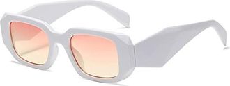 Generic Lunettes de soleil à large monture pour hommes et femmes 2025 lunettes de soleil rétro lunettes de soleil décoratives de plage (couleur : H, taille : 