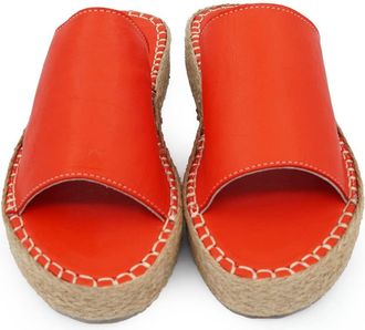 Bonateks Damen DERBTRLKY100344 Wedge Sandal, Orange, 39 EU