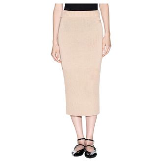 A|X Armani Exchange Femme, Jupes, Brun, Taille: 38 FR Midi Skirts