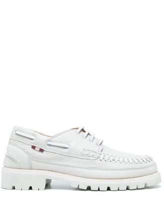 Bally mocassins Trendal en cuir - Blanc