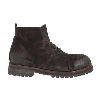 Moma Schn&uuml;rstiefel aus Leder - - Shoes - Herren - Braun - 41 EU