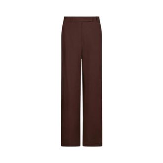 Liu Jo Weite Hose mit Faltenlegung - - Trousers - Damen - Braun - XS