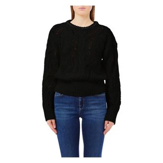 Liu Jo Damen, Strickwaren, Schwarzk, LGr&ouml;&szlig;e