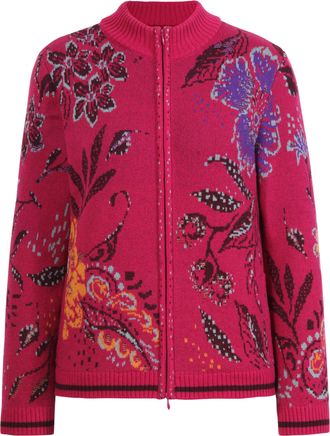 Ivko Jacquard-Jacke, Ornament Blume