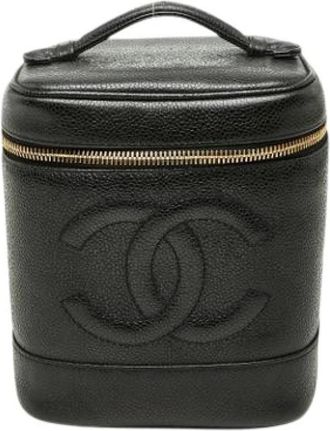 Chanel Pre-owned Vintage Vanity Bag - Femme - Pre-owned - Noir - Taille: ONE Size