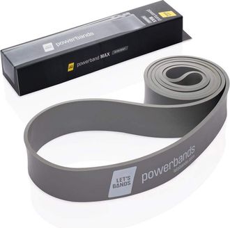 Let's Bands Lets Bands Powerbands MAX - Fitnessbänder für effektives Ganzkörpertraining, 5 Zugstärken, 60-tägiges gratis Online Training über Lets Bands App