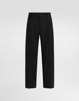 Dolce & Gabbana Hose Aus Wolle - Mann Hosen Und Shorts Schwarz 50