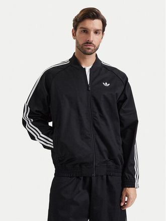 adidas Bomberjacke Sst Adicolor Classics Cotton Twill Tracktop KR1371 Schwarz Regular Fit