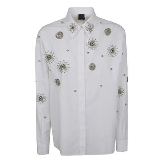 Pinko Carley Camicia Popeline - - Blouses & Shirts - Damen - Wei&szlig; - M