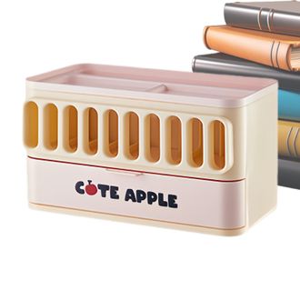 Generic Schreibtisch-Aufbewahrungsbox - Schreibwaren-Aufbewahrungsbox, tragbare Aufbewahrungsboxen, multifunktionale Beh&auml;lter, tragbare Tischaufbewahrung, Sch