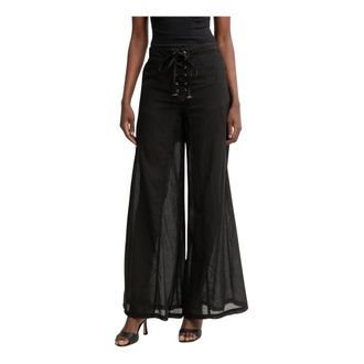 Pinko Weite Hosen - - Trousers - Damen - Schwarzk - L