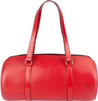 Louis Vuitton Crossbody Bags - Louis Vuitton Red Epi Leather Soufflot Handbag - Gr. unisize - in Rot - f&uuml;r Damen