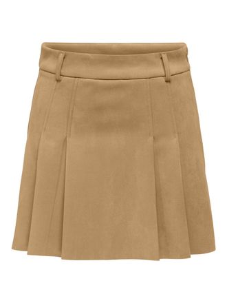 Only Damen Rock ONLSTINA Life HW Faux Suede Skirt PNT (DE/NL/SE/PL, Alphanumerisch, S, Regular, Regular, Toasted Coconut)