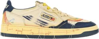 Autry Homme, Chaussures, Jaune, Taille: 42 EU Baskets