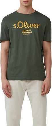 s.Oliver 2139910 T-Shirt, Vert Olive, 4XL Grande Taille Homme