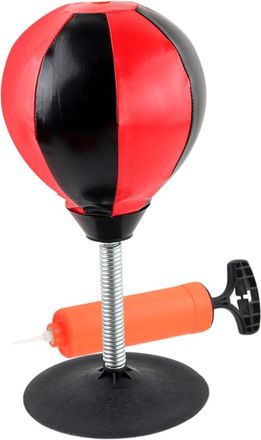 Cabilock Schreibtisch Boxsack aus Langlebigem PU mit Luftpumpe Saugnapf für Büro und Zuhause Stressabbau für Erwachsene und Geschenk für Stressbewältigung Zufä