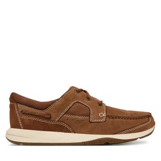 Clarks Halbschuhe Clarks Sailview Lace 26176971 Braun