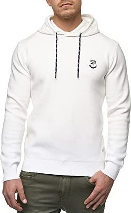 Indicode Hommes Longview Hoodie | Sweat &agrave; Capuche Offwhite S