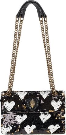 Kurt Geiger Femme, Sacs, Multicolore, Taille: ONE Size Kensington Sequin Love Shoulder Bag