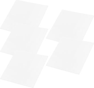 PartyKindom POPETPOP 5 St&uuml;ck Teiliges Keramisches Faserisolierpad Hitzebest&auml;ndig Antihaftbeschichtete Brennofen unterlage f&uuml;r T&ouml;pferofen Zuhause Gleichm&auml;&szlig;ige W&auml;rm