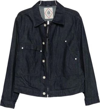 C.P. Company C.p. Company, Homme, Vestes, Bleu, Taille: XL Veste de travail en denim 3/1