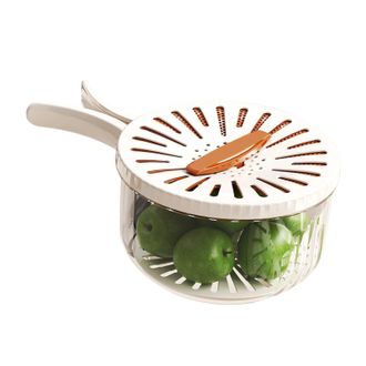 Generic Waschsch&uuml;ssel | 2-in-1 Sch&uuml;ssel Zum Reinigen Von | Sieb Zur Aufbewahrung F&uuml;r,F&uuml;r Haushalt Restaurant K&uuml;hlschrank Speisekammer K&uuml;chenregal Wohnung K&uuml;ch