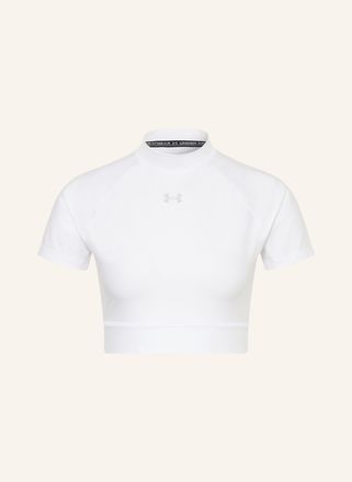 Under Armour Cropped-Shirt Ua Heatgear weiss