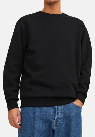 Jack & Jones Sweatshirt 2er Pack Bradley (Spar-Set, 2-tlg) Sweatshirt - Baumwolle - Atmungsaktiv - Lockerer, bequemer Schnitt