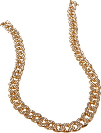 Urban Classics Unisex Halskette Heavy Necklace With Stones Gold 00109