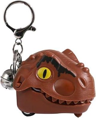 Generico Dinosaur Keychain Bulk - Christmas Dinosaur Key Fob | Biting Finger Cute Titan Keychain, Keyholder For Purse Wallet Luggage Rearview Mirror Handbag Tr