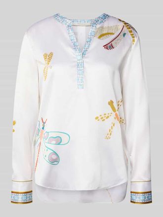Herzen&rsquo;s Angelegenheit Relaxed Fit Tunika-Bluse mit Allover-Motiv-Print