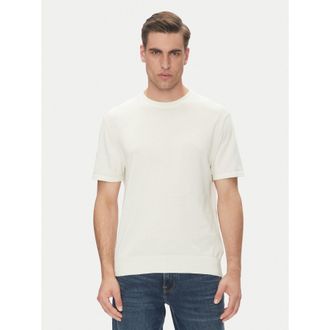 Calvin Klein T-Shirt Supima LV04LC333G &Eacute;cru Regular Fit