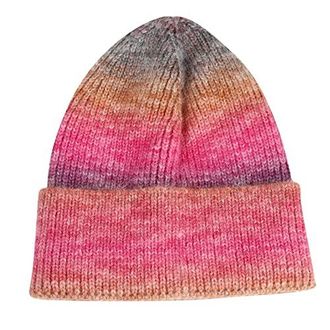 Generic Bonnet court en tricot coupe-vent chaud d&eacute;grad&eacute; tie dye chapeau tricot&eacute; en laine chapeau dhiver pour homme par temps froid, C, Taille unique