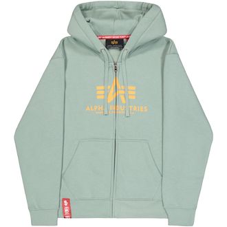 Alpha Industries Basic Zip Hoodie BL - frost green