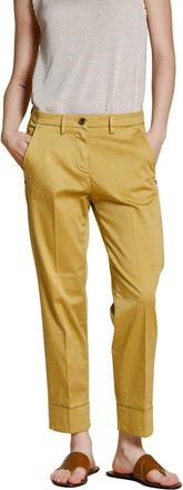 Mason's Femme, Pantalons, Jaune, Taille: 36 FR New York Carrot Chino Pants