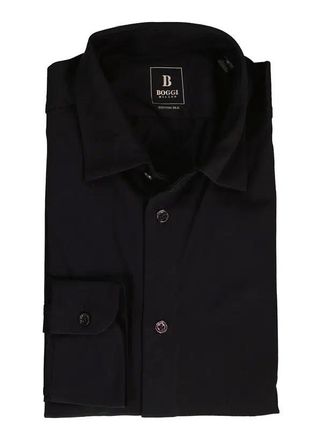 Boggi Milano Herren Hemden schwarz