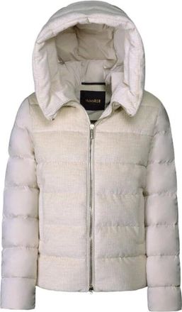 Moorer Femme, Vestes, Beige, Taille: 38 FR Nitya-Lvo