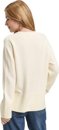 Tom Tailor Rundhalspullover mit Rippb&uuml;ndchen