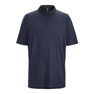 Arc'teryx Merinowoll-Poloshirt Schwarz - - Tops - Herren - Schwarzk - XL