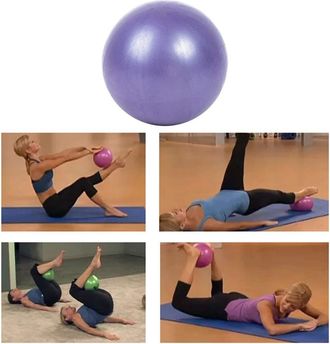 Dioche PVC-Yoga-Ball, Mini-Fitnessball, 25 cm, Explosionsgesch&uuml;tzt, rutschfest, Balance-&Uuml;bungsball f&uuml;r Zuhause, B&uuml;ro, Fitnessstudio, Training, St&auml;rkung des K