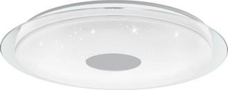 Eglo connect.z Smart-Home LED Deckenleuchte Lanciano-Z, Sternenhimmel Deckenlampe &Oslash; 77 cm, ZigBee, App und Sprachsteuerung Alexa, Lichtfarbe einstellbar (w