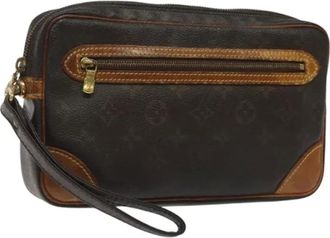 Louis Vuitton Pre-owned Toile pochettes-minaudieres - Femme - Pre-owned - Brun - Taille: ONE Size