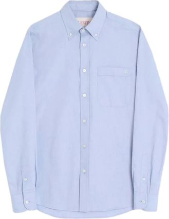 Valentino Garavani Homme, Chemises, Bleu, Taille: M VLogo Signature Shirt